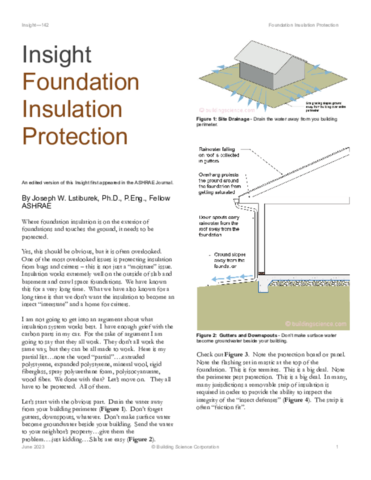 BSI-142: Foundation Insulation Protection | buildingscience.com